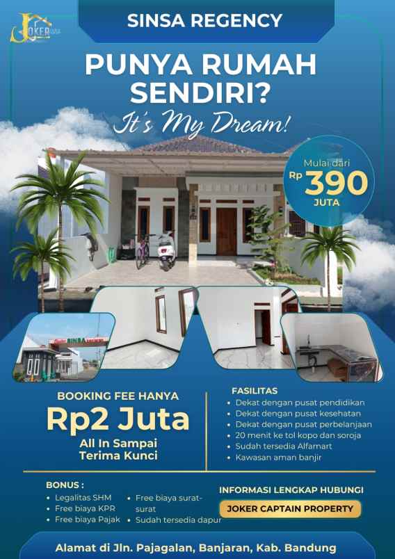 Rumah Kpr Cluster Sinsa Regency