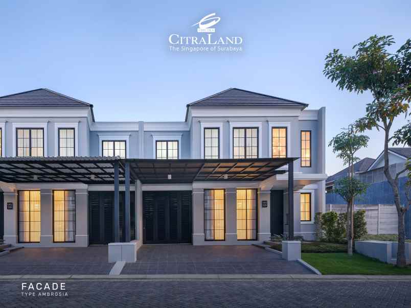 Rumah Modern dengan Letak Strategis di Citraland Surabaya