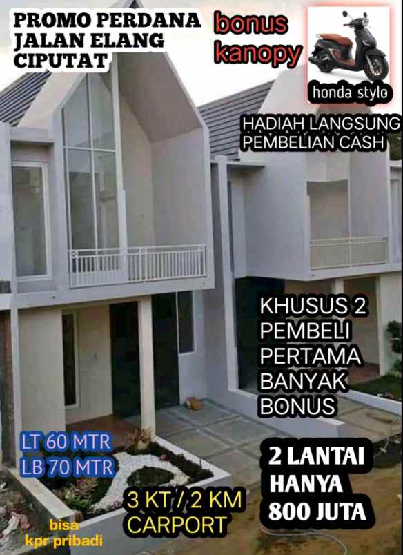 Miliki Rumah 1 Lantai dan 2 Lantai Hatha Promobspecial