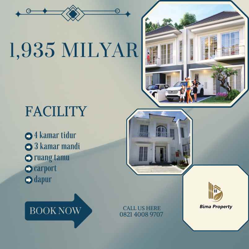 Hunian Mewah Elegant di Kota Malang